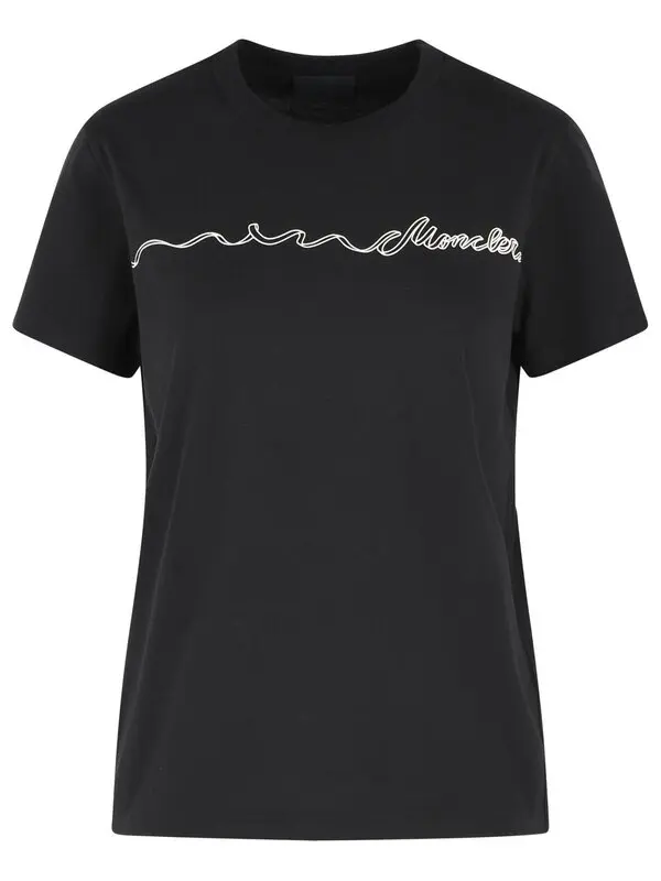 Moncler Cotton T-shirt - Black