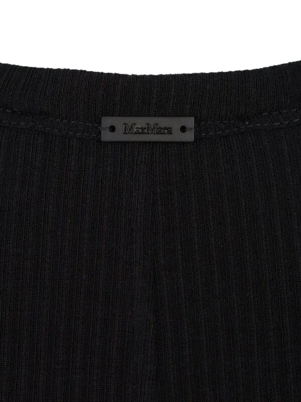 Max Mara Silk And Lyocell Sweater - Blue