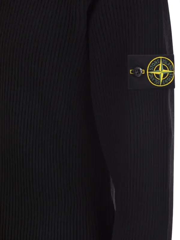 Stone Island Crew-neck Jumper With Ribbed Edges