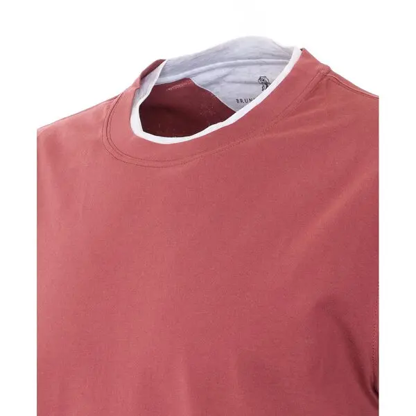 Brunello Cucinelli T-shirt With Faux Layering