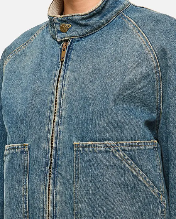 GOLDEN GOOSE Golden W's Slim Bomber