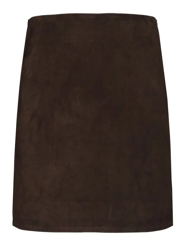 ROTATE BY BIRGER CHRISTENSEN Suede Miniskirt