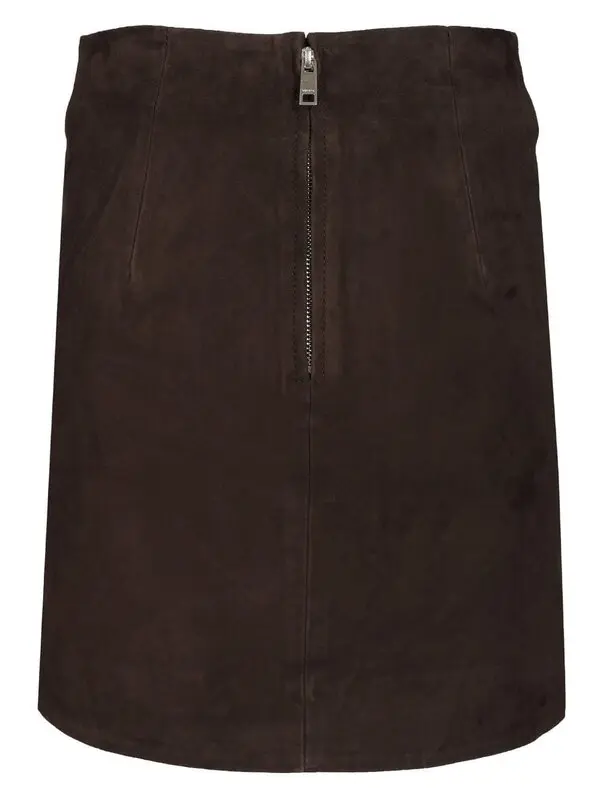 ROTATE BY BIRGER CHRISTENSEN Suede Miniskirt