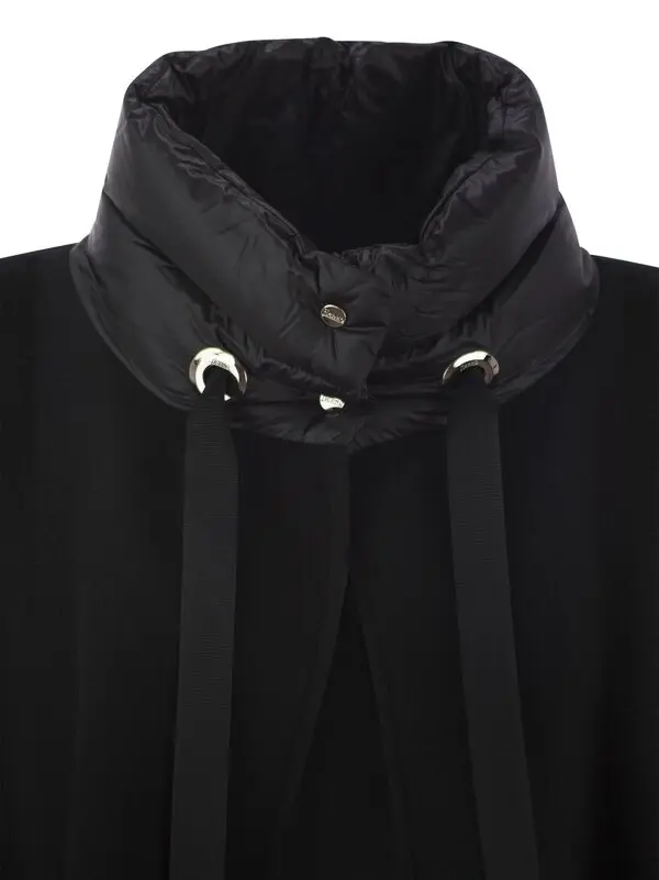 Herno Poncho Resort In Warmy E Nylon Ultralight