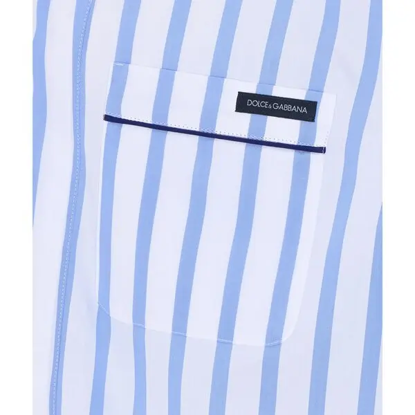 Dolce & Gabbana Striped Poplin Shirt