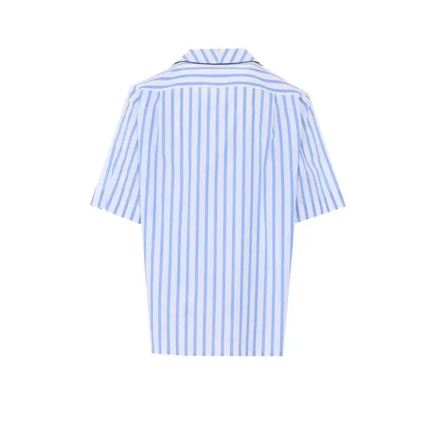 Dolce & Gabbana Striped Poplin Shirt - Blue