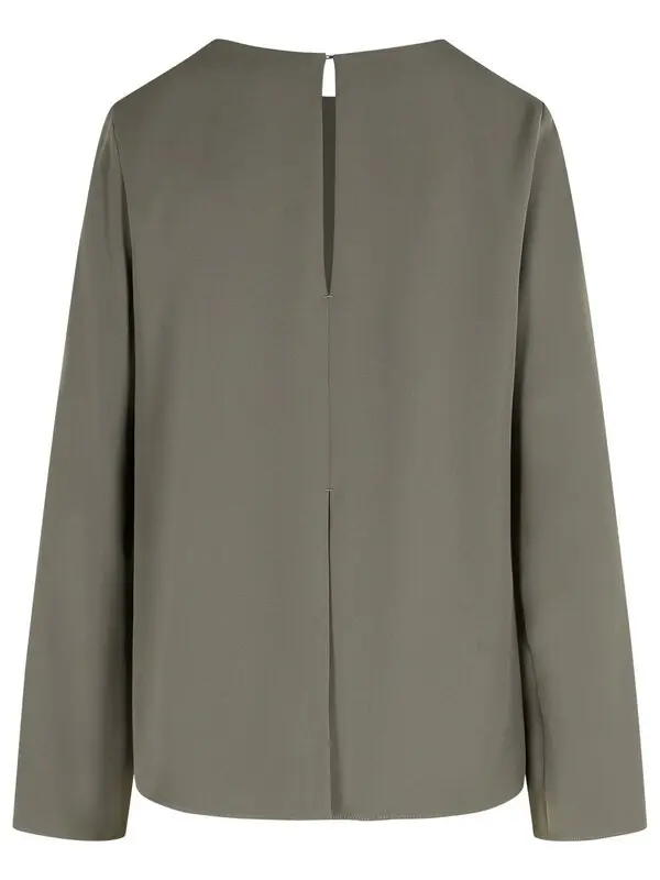 P.a.r.o.s.h Poker' Grey Polyester Blouse