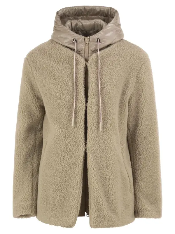 Herno Teddy Jacket With Padded Hood