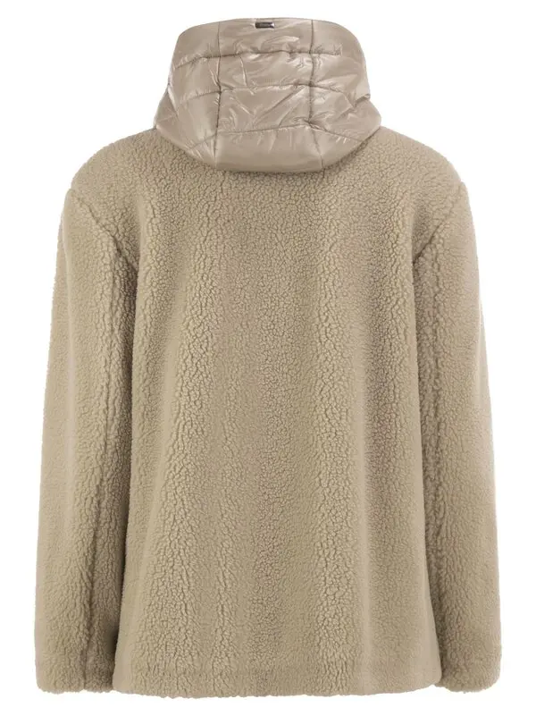 Herno Teddy Jacket With Padded Hood