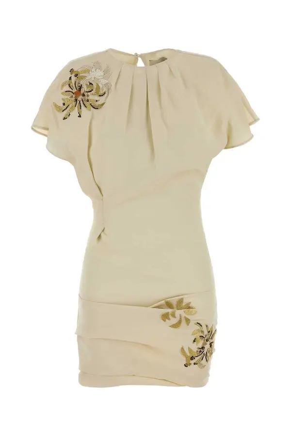 Isabel Marant Étoile Crepe Sakia Dress - Yellow