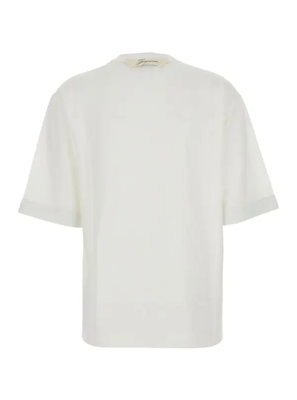 Jacquemus Le T-shirt Ventadou Crewneck - White