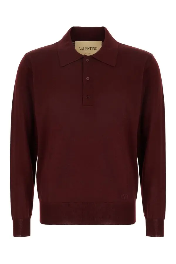 Valentino Garavani Long Sleeve Polo - Multicolor