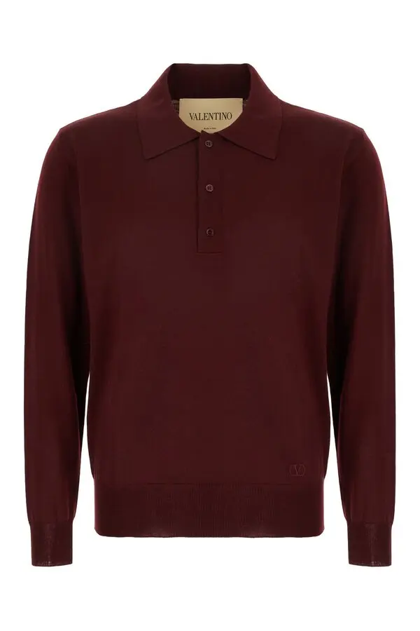 Valentino Garavani Long Sleeve Polo