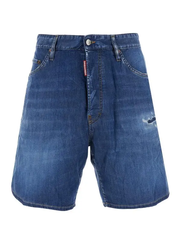 Dsquared2 Denim Shorts - Multicolor
