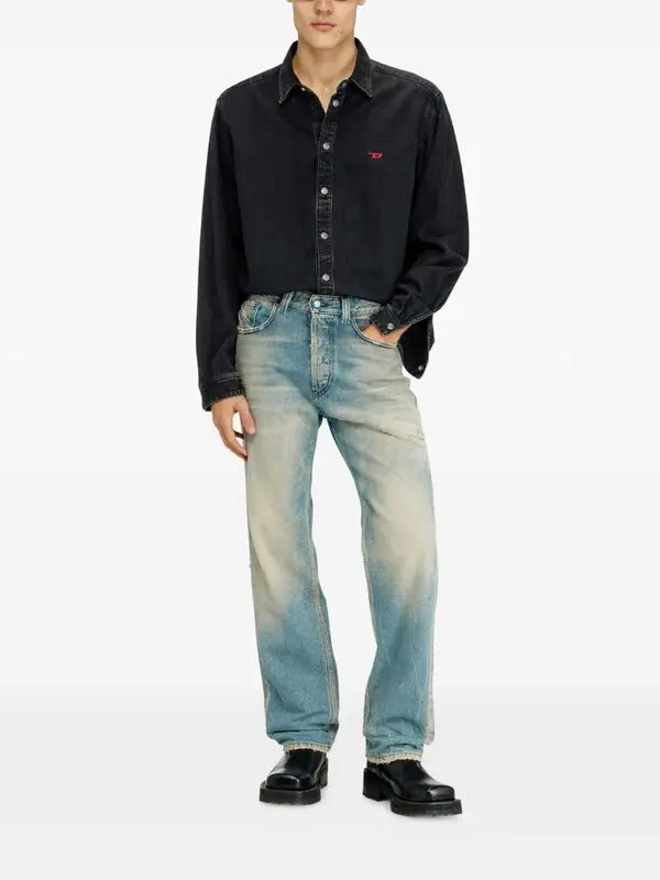 DIESEL® D-macs 09n30 Faded-effect Jeans