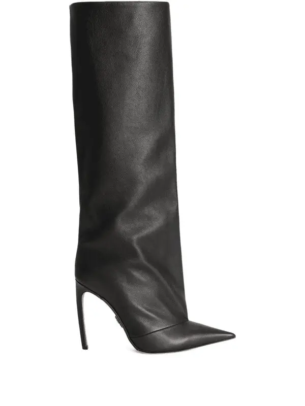 Dolce & Gabbana Devotion 105mm Knee-high Boots - Black