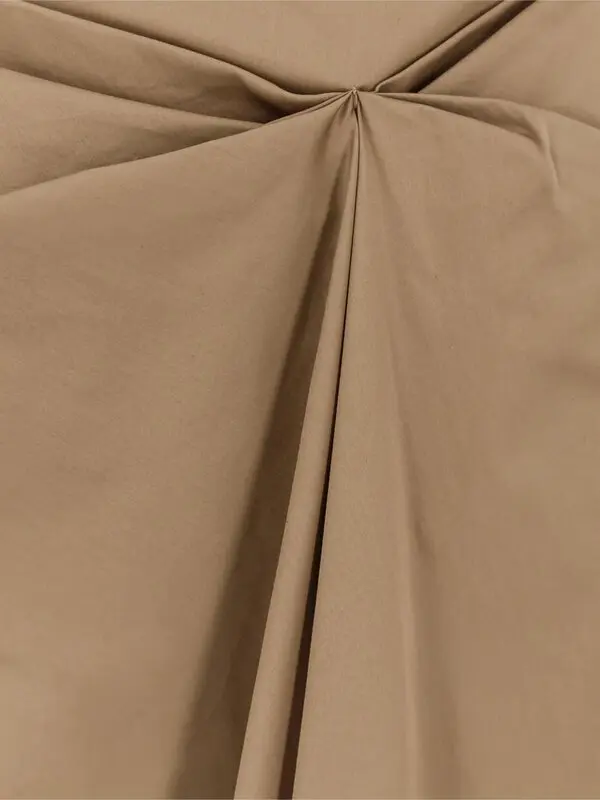 Max Mara Cotton Blend Skirt - Cream