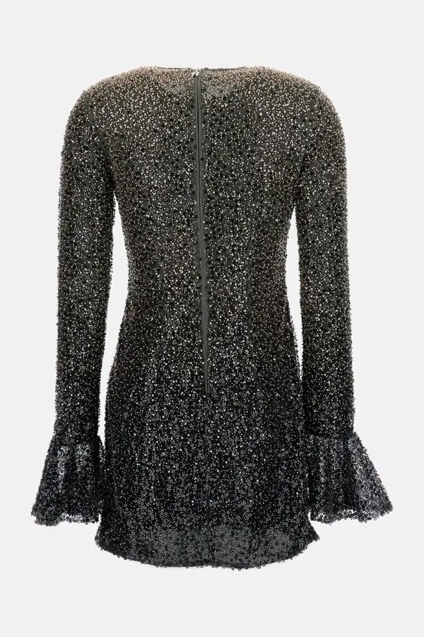 ROTATE BY BIRGER CHRISTENSEN Beaded Mini Dress