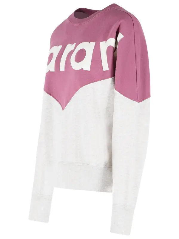 Isabel Marant Étoile Houston' Cotton Sweatshirt With 'millynymauve Mist' Logo - Purple