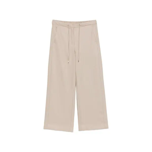 Max Mara Neutrals Trousers Straight Trousers
