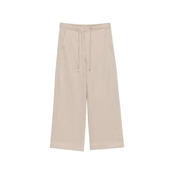 Max Mara Neutrals Trousers Straight Trousers - Cream