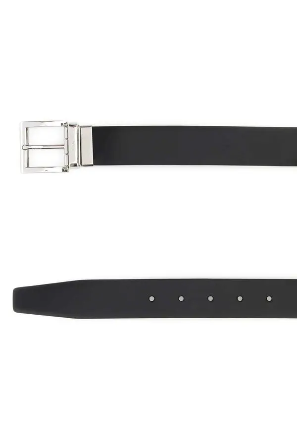 Prada Leather Reversible Belt