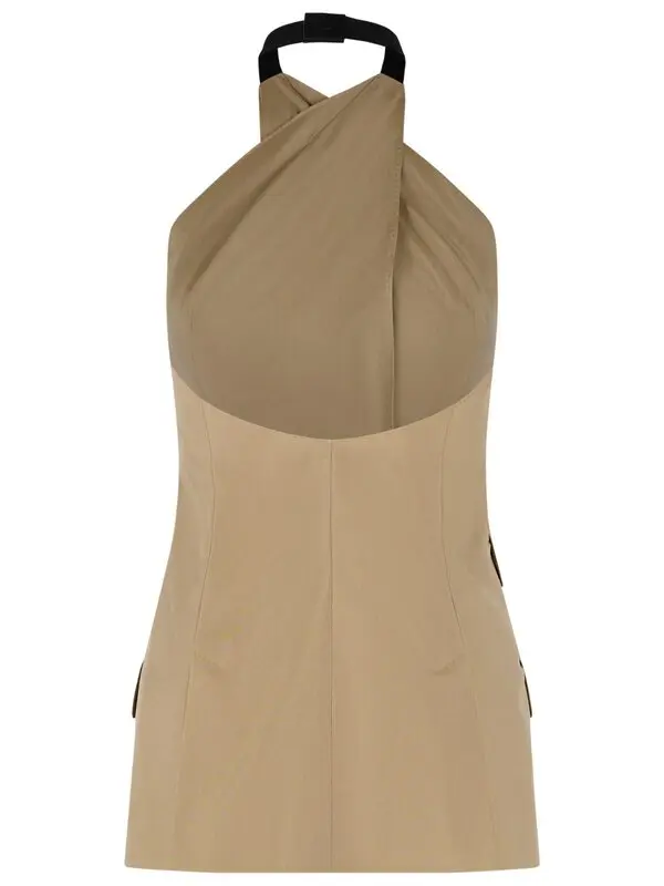 Max Mara Sleeveless Jacket - Cream