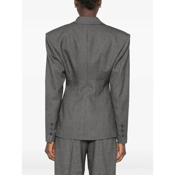 Andamane Single-breasted Blazer - Gray