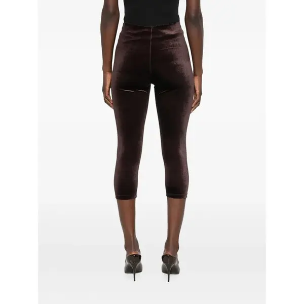 Andamane Cropped Trousers - Brown