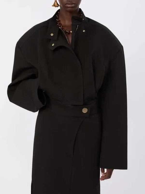 Sportmax Oversized Cotton Bomber Jacket