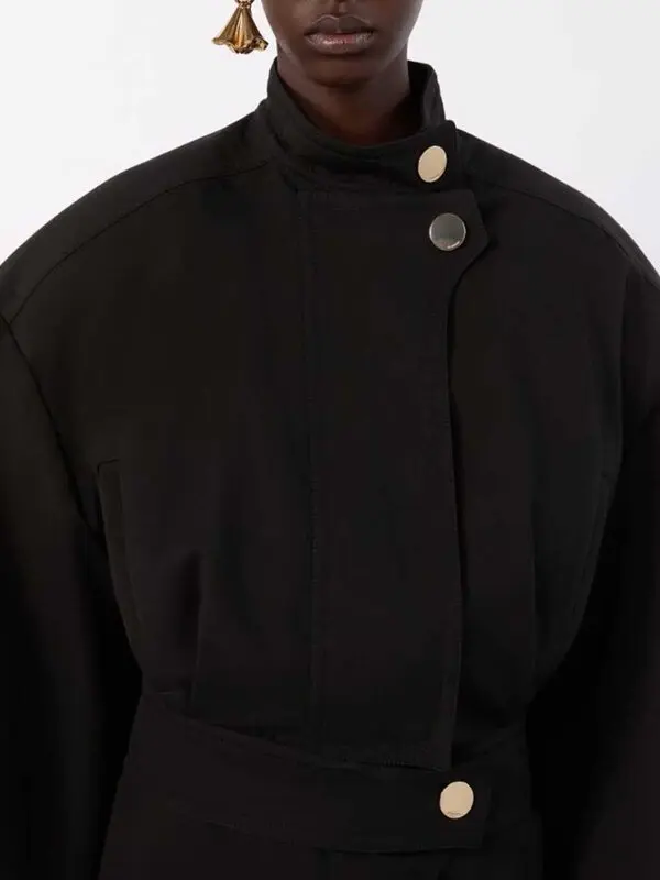 Sportmax Oversized Cotton Bomber Jacket