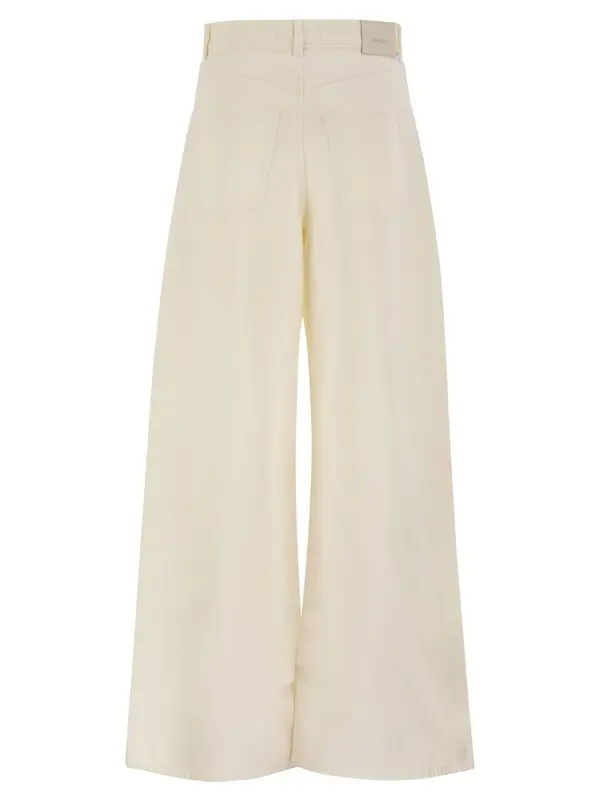 Sportmax Wide-leg Jeans - Cream