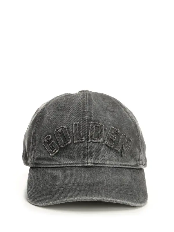 GOLDEN GOOSE Cotton Baseball Cap - Gray