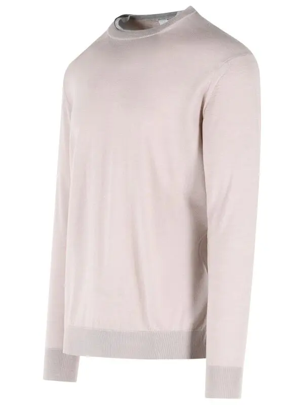 Eleventy Sweater In Wool And Silk Yarn
