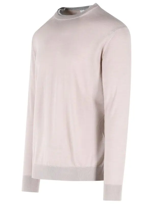 Eleventy Wool And Silk Yarn Sweater - Pink