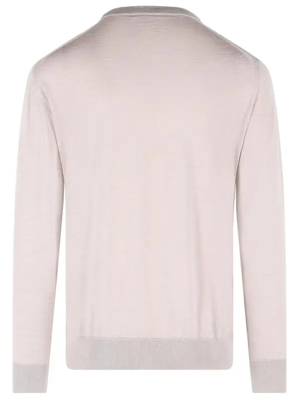 Eleventy Wool And Silk Yarn Sweater - Pink