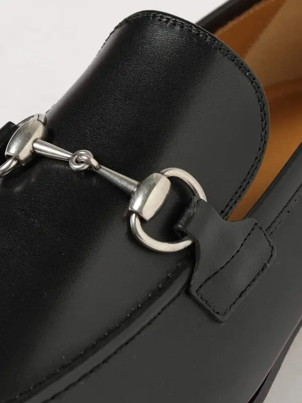 Gucci Jordaan Horsebit Loafers - Black