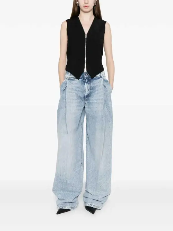 Sportmax Pleated Jeans