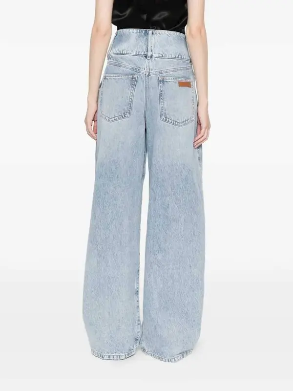 Sportmax Pleated Jeans