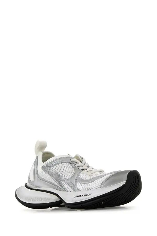 Balenciaga Two-tone Mesh And Fabric Circuit Sneakers - Multicolor