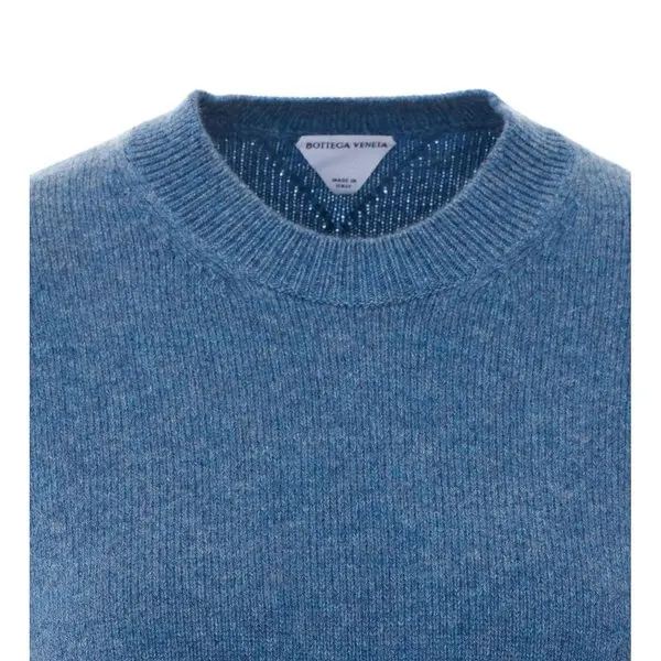 Bottega Veneta Cashmere Crew Neck Sweater - Blue