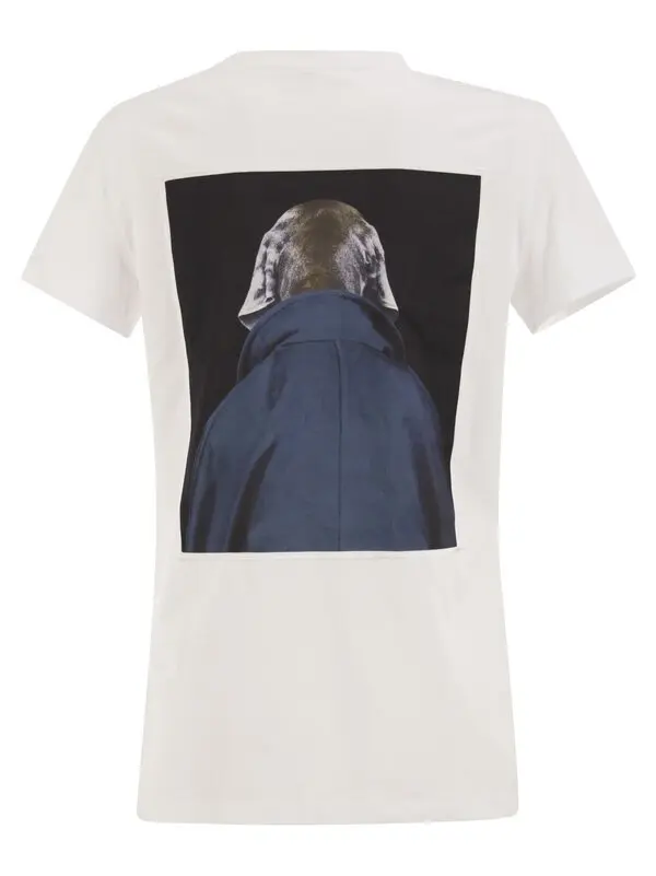 Max Mara Cotton Graphic Print T-shirt