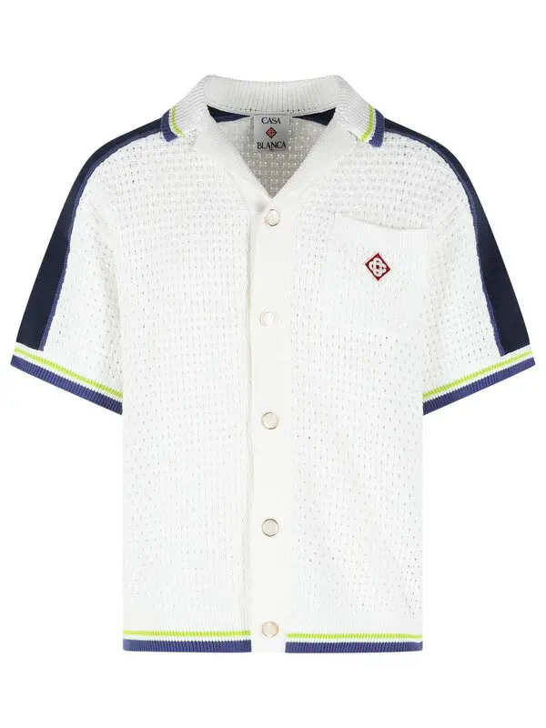 Casablanca Cotton Blend T-shirt - White