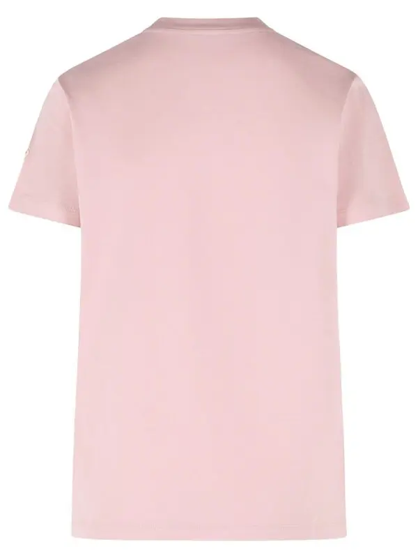 Moncler Cotton T-shirt - Pink
