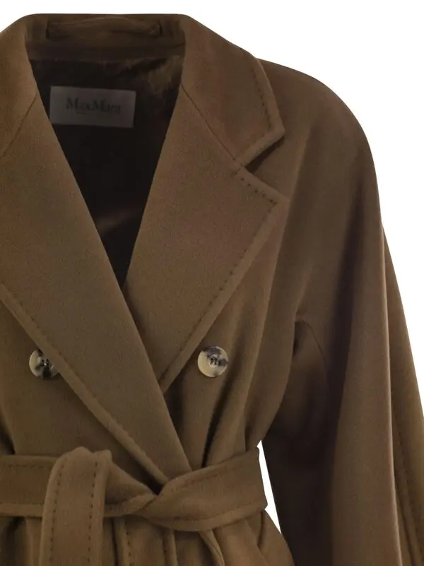Max Mara Madame Virgin Wool And Cashmere Coat - Brown