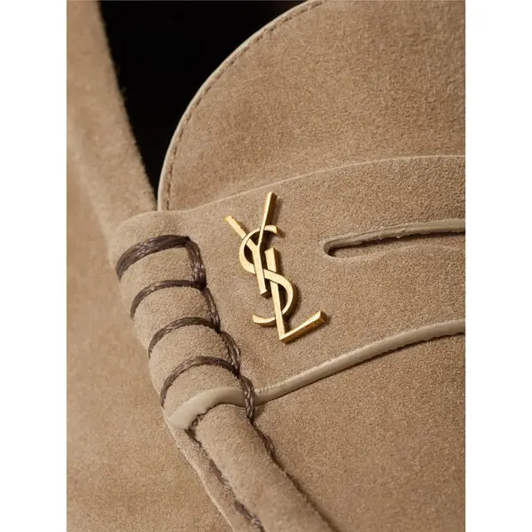 Saint Laurent Neutrals Loafers