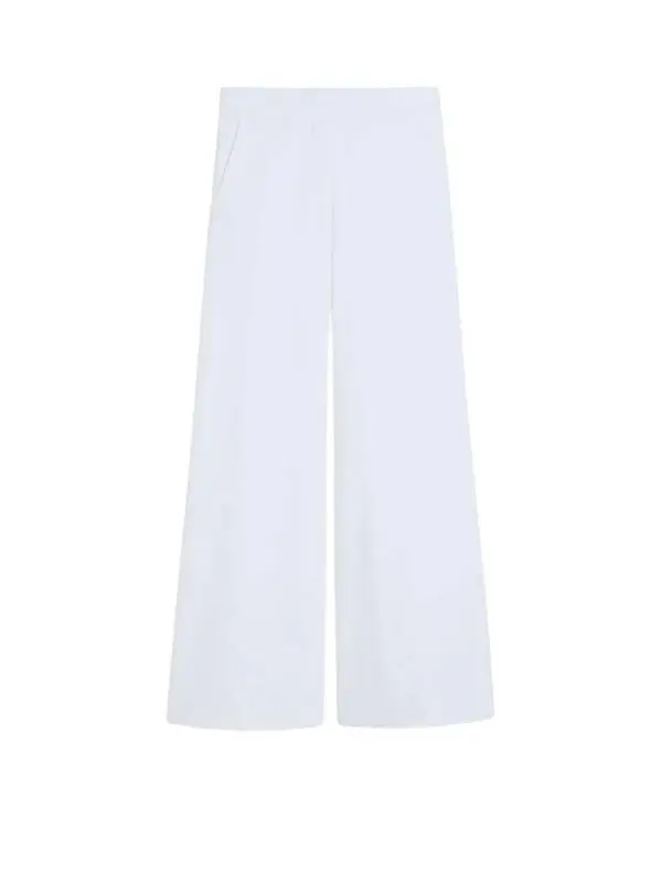 Max Mara Corona High-waisted Pants - White