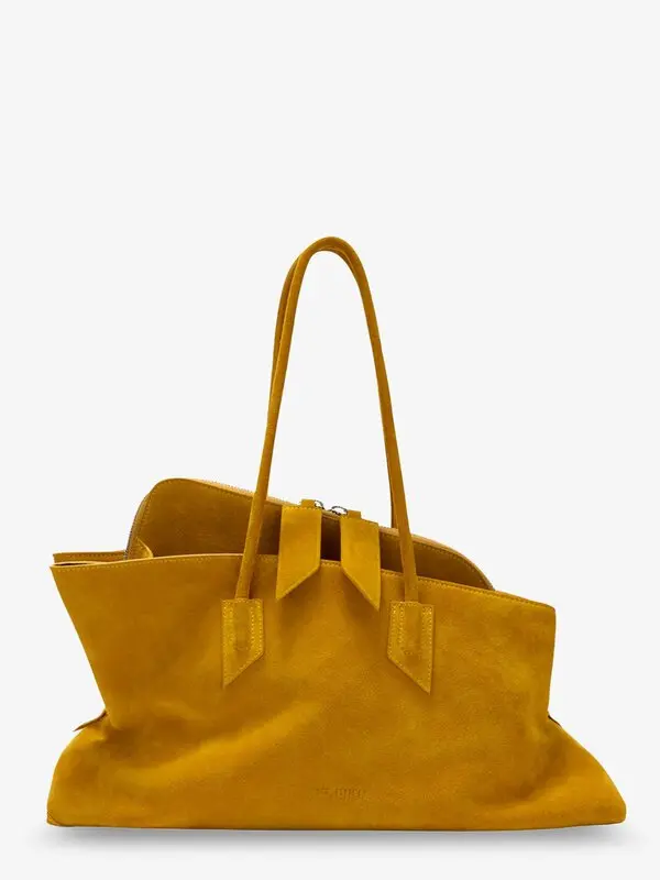 Attico La Passeggiata Suede Shoulder Bag - Multicolor