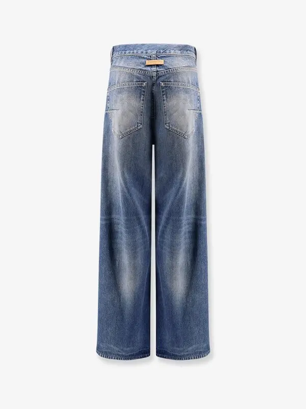 Dior Flared Jeans With Destroyed Effect