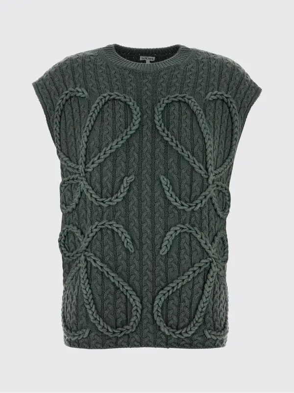 Loewe Wool Sweater With Crochet Details